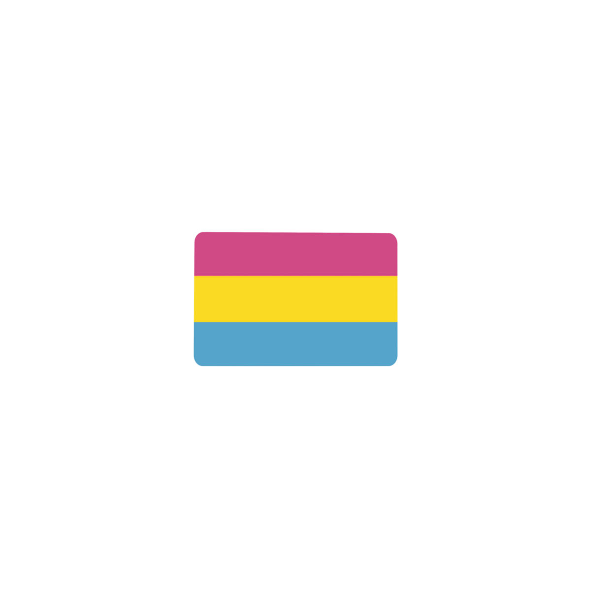 Pansexual Flag Sticker Happyplangirls Designs