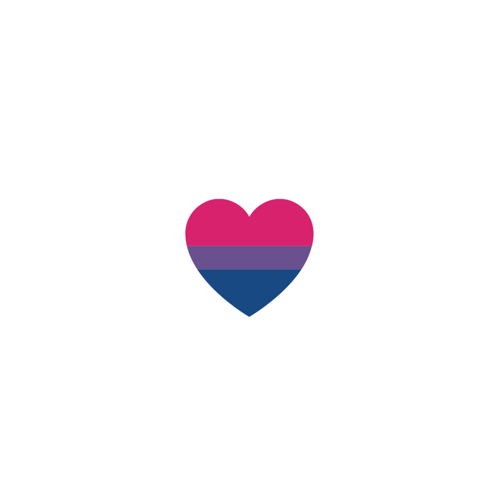 Bisexual Heart Sticker – HappyPlanGirls Designs